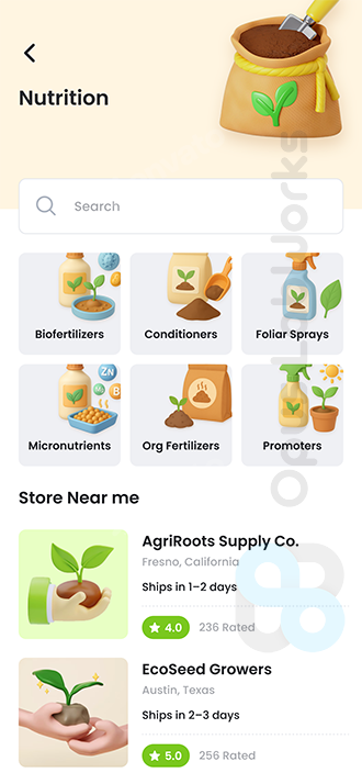 eCommerce App UI | Complete Farming Solutions | All-in-1 Agriculture App UI | FIGMA | Farmer App ...
